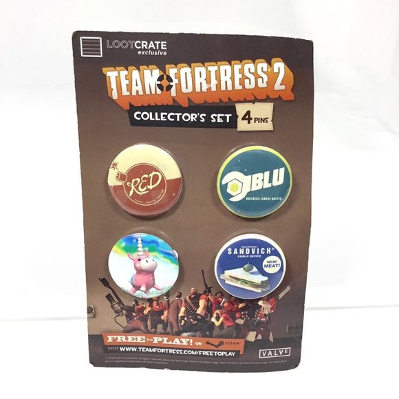 Loot Crate | Accessories | Team Fortress 2 Collectors Set 4 Pins | Poshmark